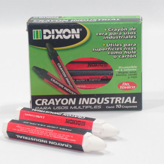 CRAYON INDUSTRIAL BLANCO 143 1998 DIXON - Proveedora de Oficinas